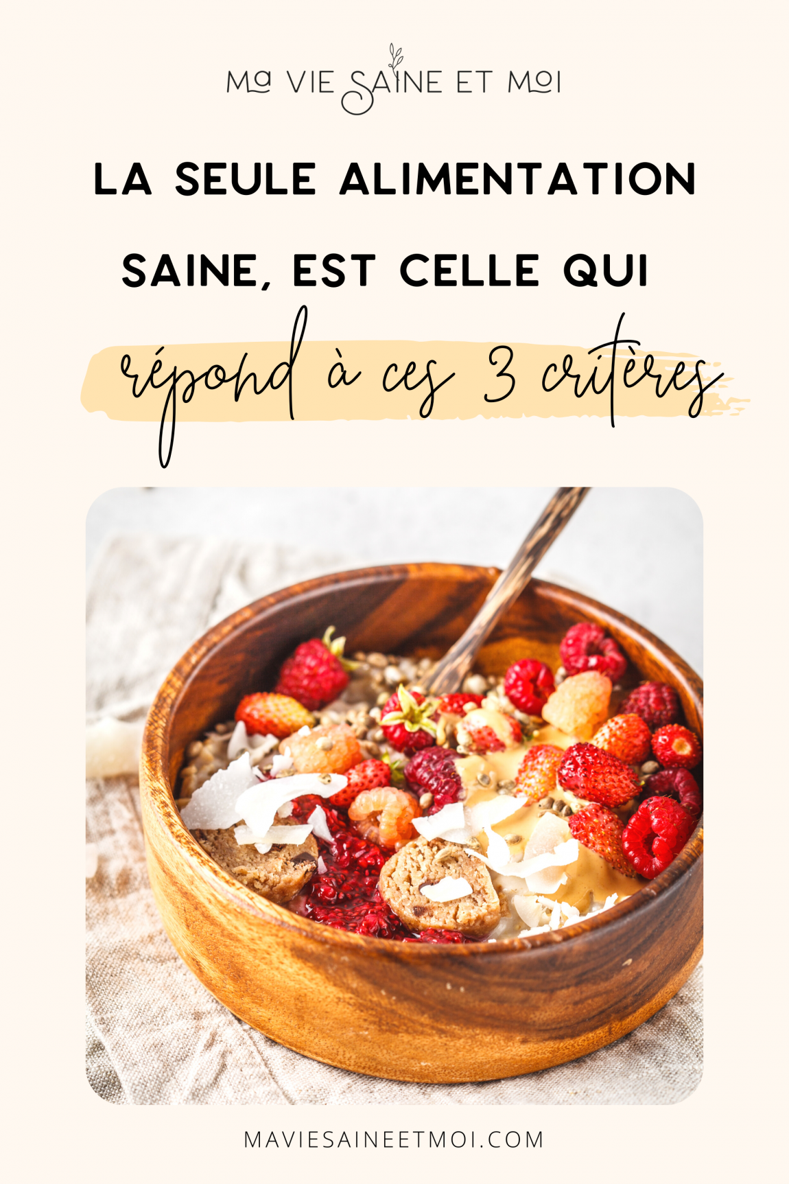 Qu’est-ce qu’une alimentation saine ? La fin d’un mythe ! - Ma vie ...